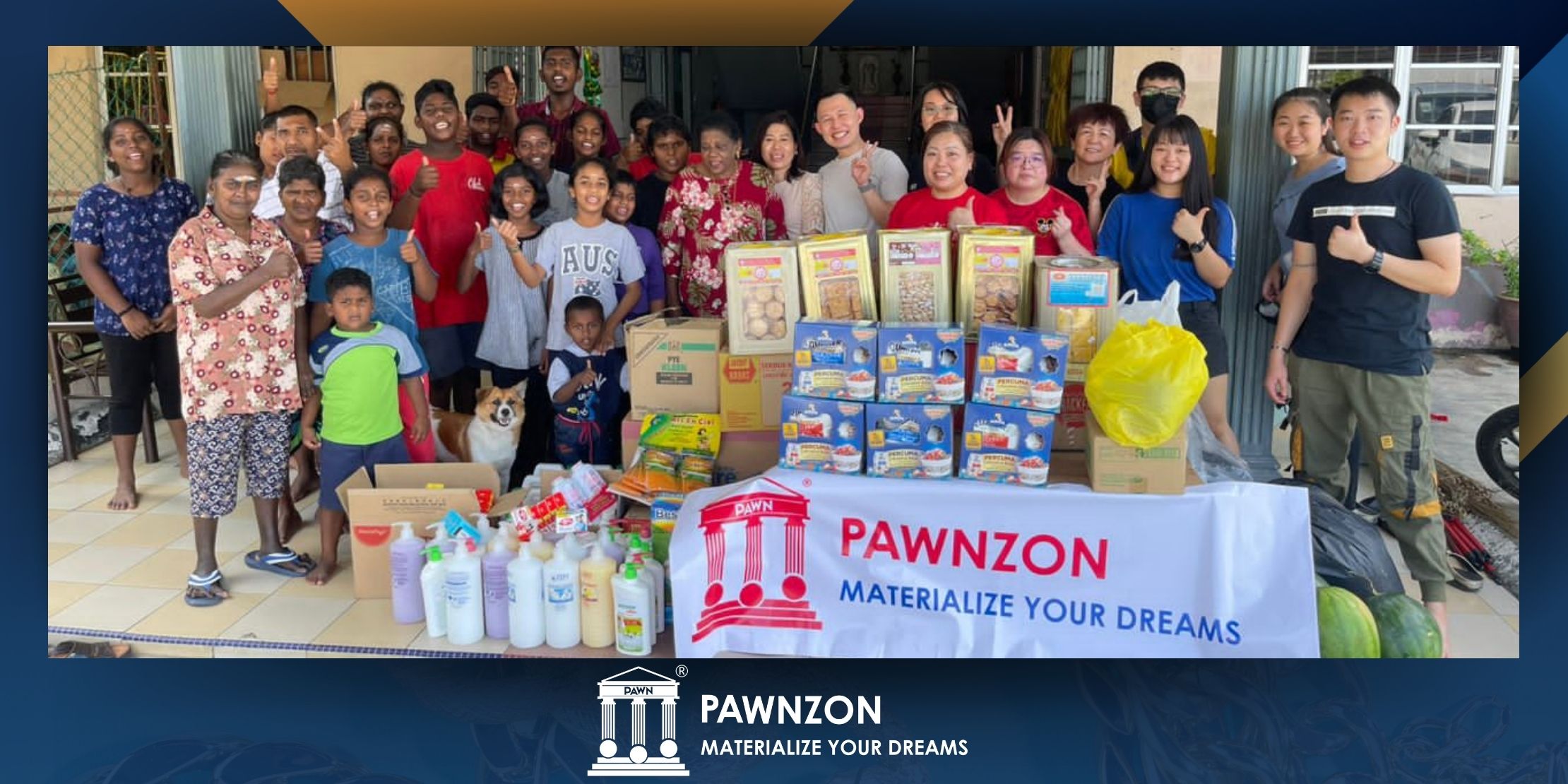 Lawatan Syarikat ke Rumah Kebajikan Anak Yatim - PAWNZON