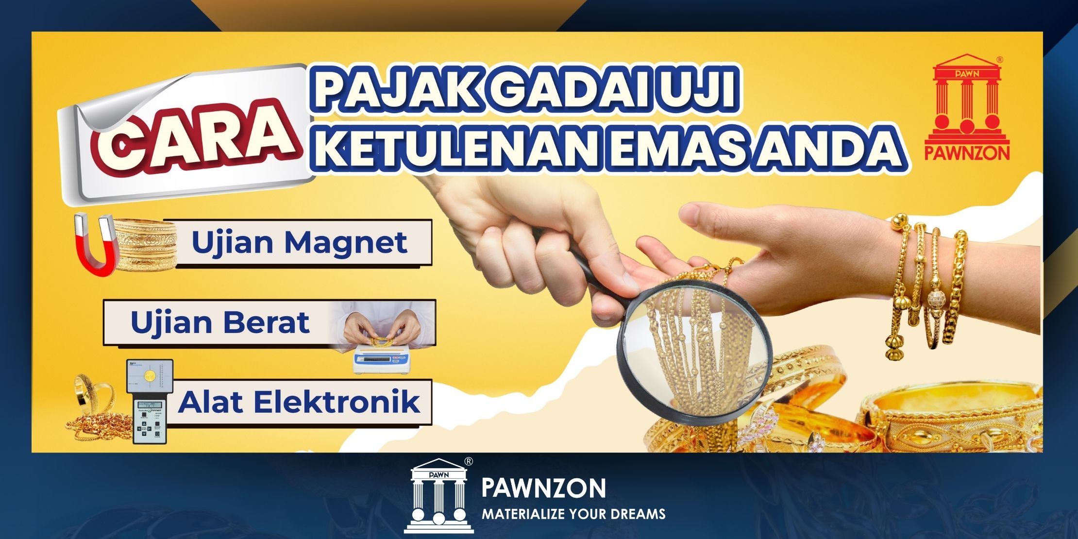 Cara Uji Emas di Pajak Gadai – Ketahui Proses & Tips/